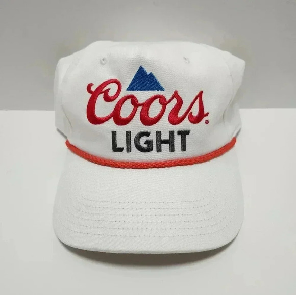 coors light | Accessories | Coors Light Hat Captain Snap Back Trucker ...
